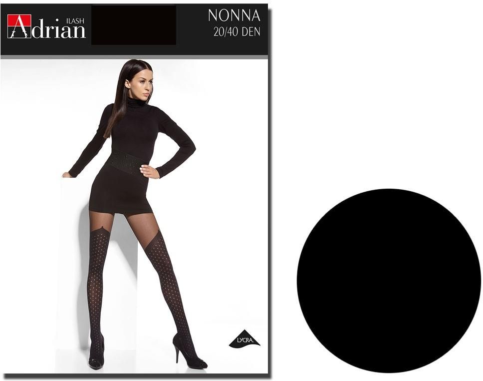Rajstopy jak pończochy Adrian 20 / 40 den Nero - Ceny i opinie - Ceneo.pl