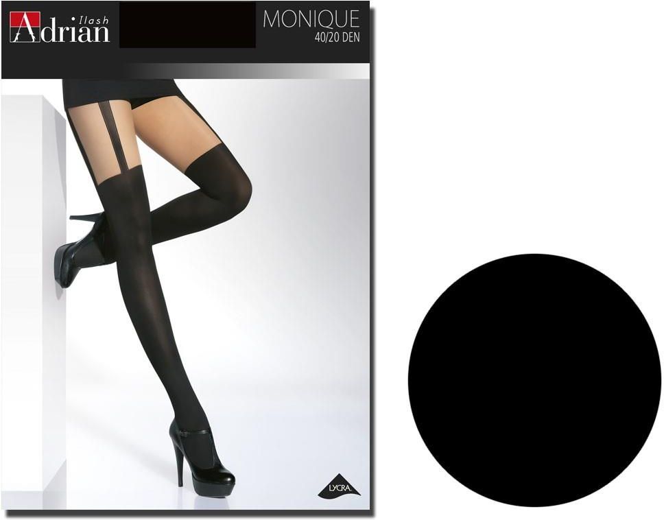 Rajstopy Adrian imitują pończochy 5 Nero - Ceny i opinie - Ceneo.pl