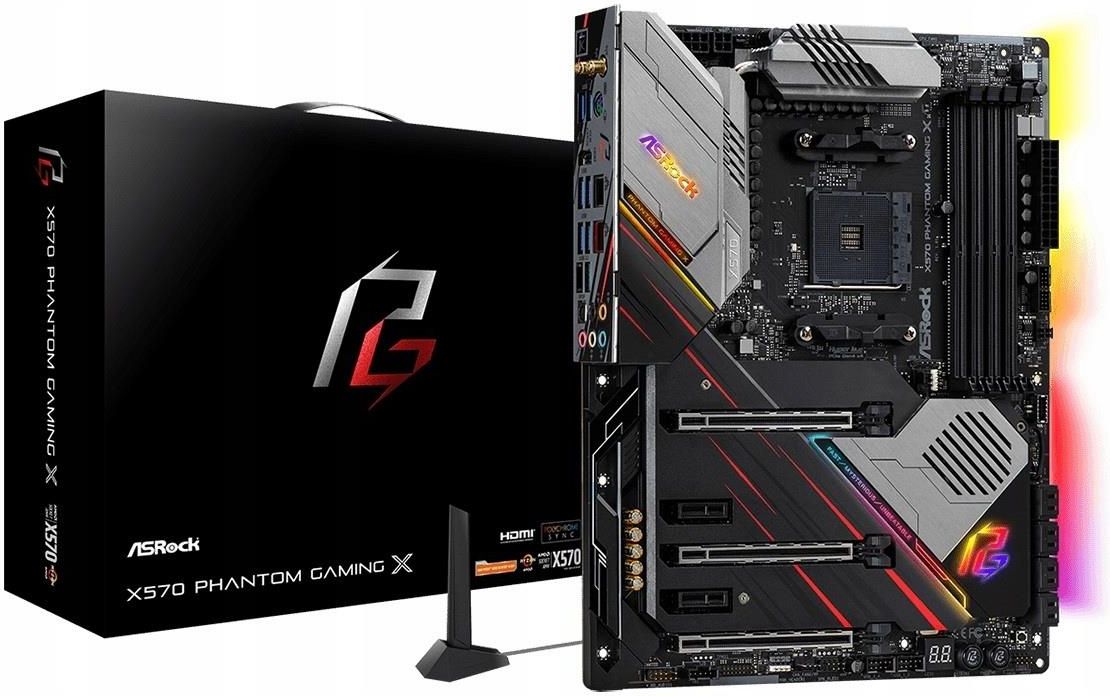 Płyta główna PC ASRock X570 Phantom Gaming X (90-MXBAN3-A0UAYZ ...