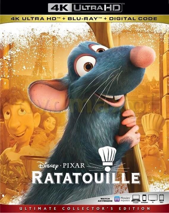 Film Blu-ray Ratatouille (Ratatuj) (Disney) [Blu-Ray 4K]+[Blu-Ray ...