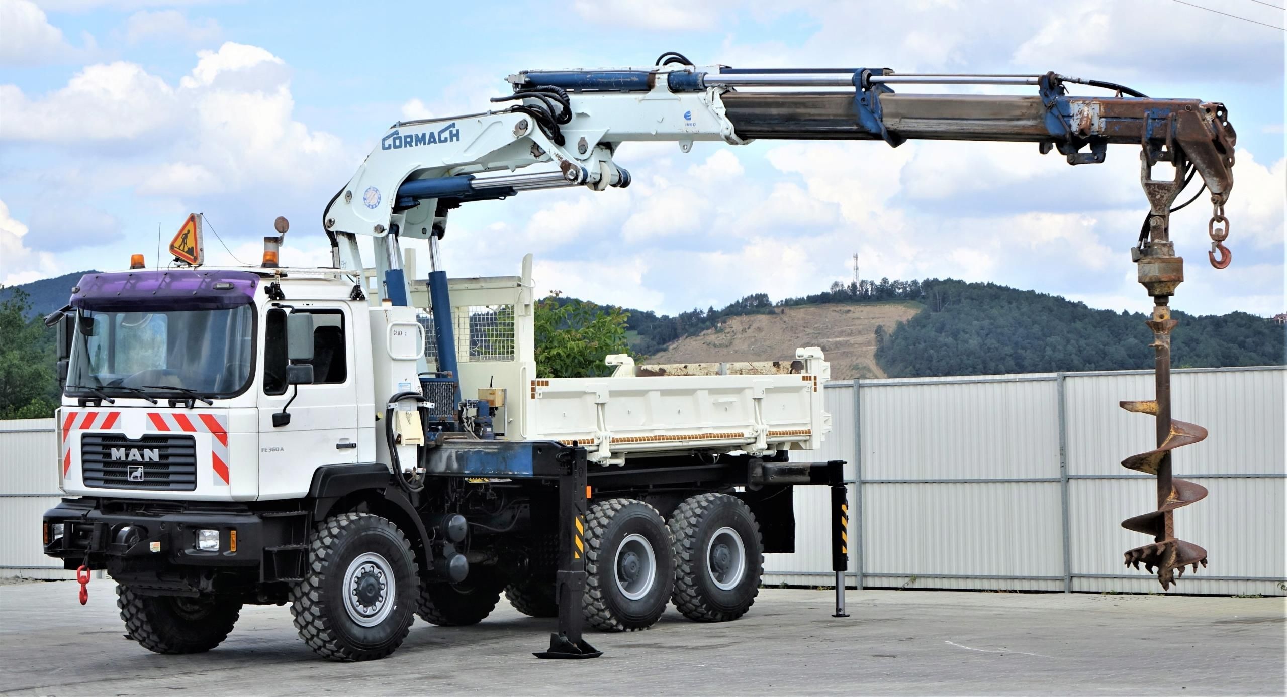 MAN FE 33.360 Wywrotka 4,40m+HDS+Wiertnica * 6x6! - Opinie i ceny na ...