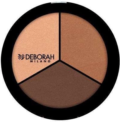 Deborah Palette Trio Contouring Zestaw do konturowania twarzy 02-dark ...