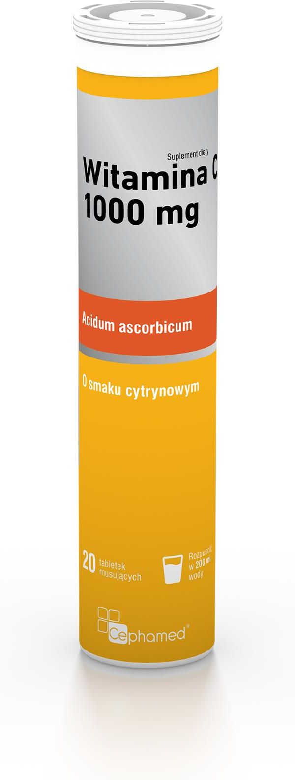 Witamina C 1000Mg tabl. Musujące X20 - Opinie i ceny na Ceneo.pl