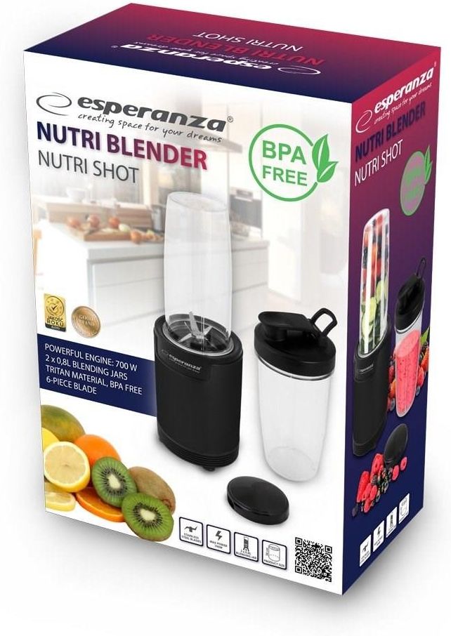 ESPERANZA EKM029 NUTRI SHOT - Blender. Opinie i ceny na Ceneo.pl