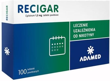 Recigar 1,5mg 100tabl. - opinie i ceny na Ceneo.pl