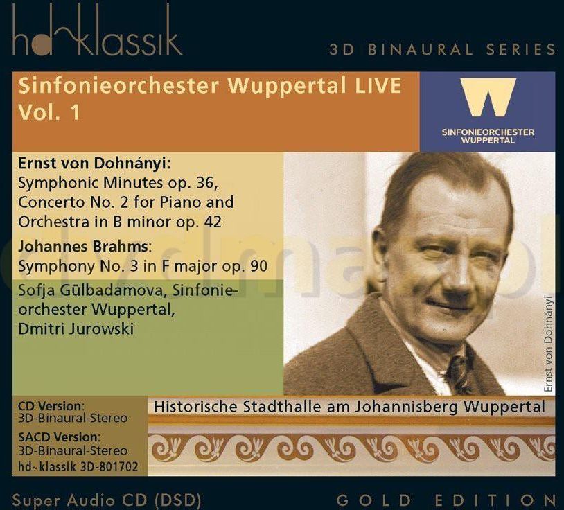Płyta kompaktowa Sofja Gulbadamova & Sinfonie-Orchester Wuppertal & Dmitri Jurowski: Dohanyi ...