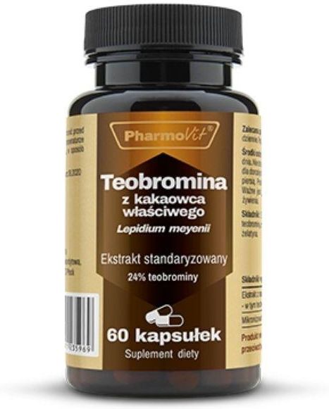 Pharmovit Teobromina Z Kakaowca Właściwego 24% Teobrominy 60 Caps 60 ...