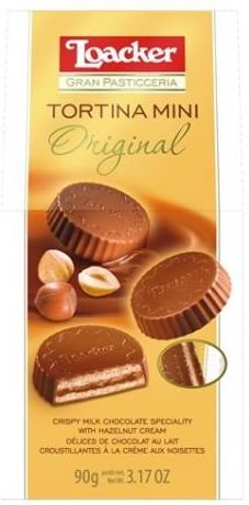 Loacker Gran Pasticceria Tortina Mini Originalmleczna Czekolada 90G ...