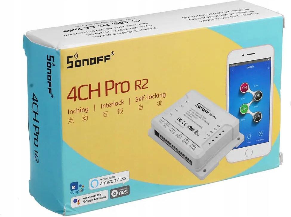 System domotyki Sonoff 4CH Pro R2 - Opinie i ceny na Ceneo.pl