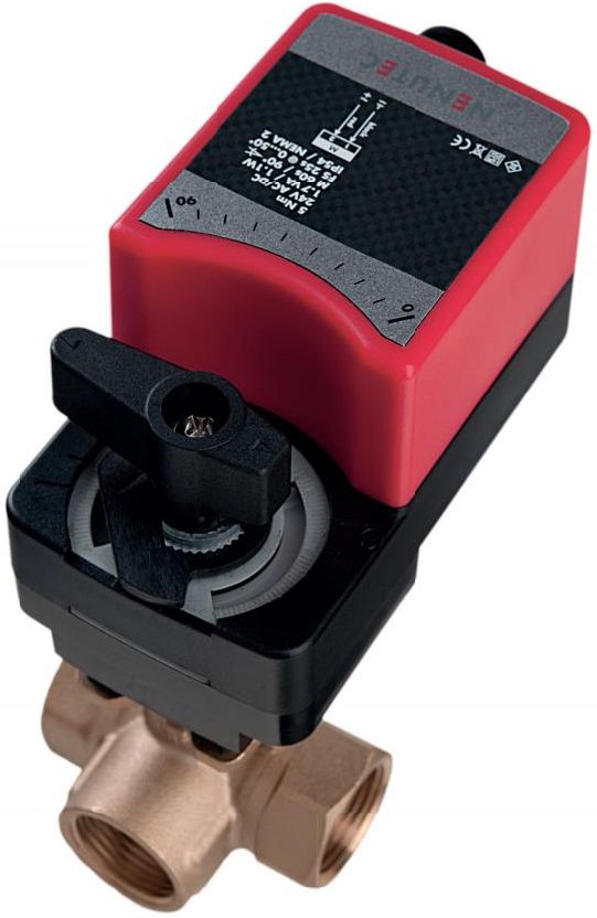 Zawór Nenutec Nvcb 73020-Bf Zawór 3Dr Dn20 Neba 24-05 Siłownik On Off ...