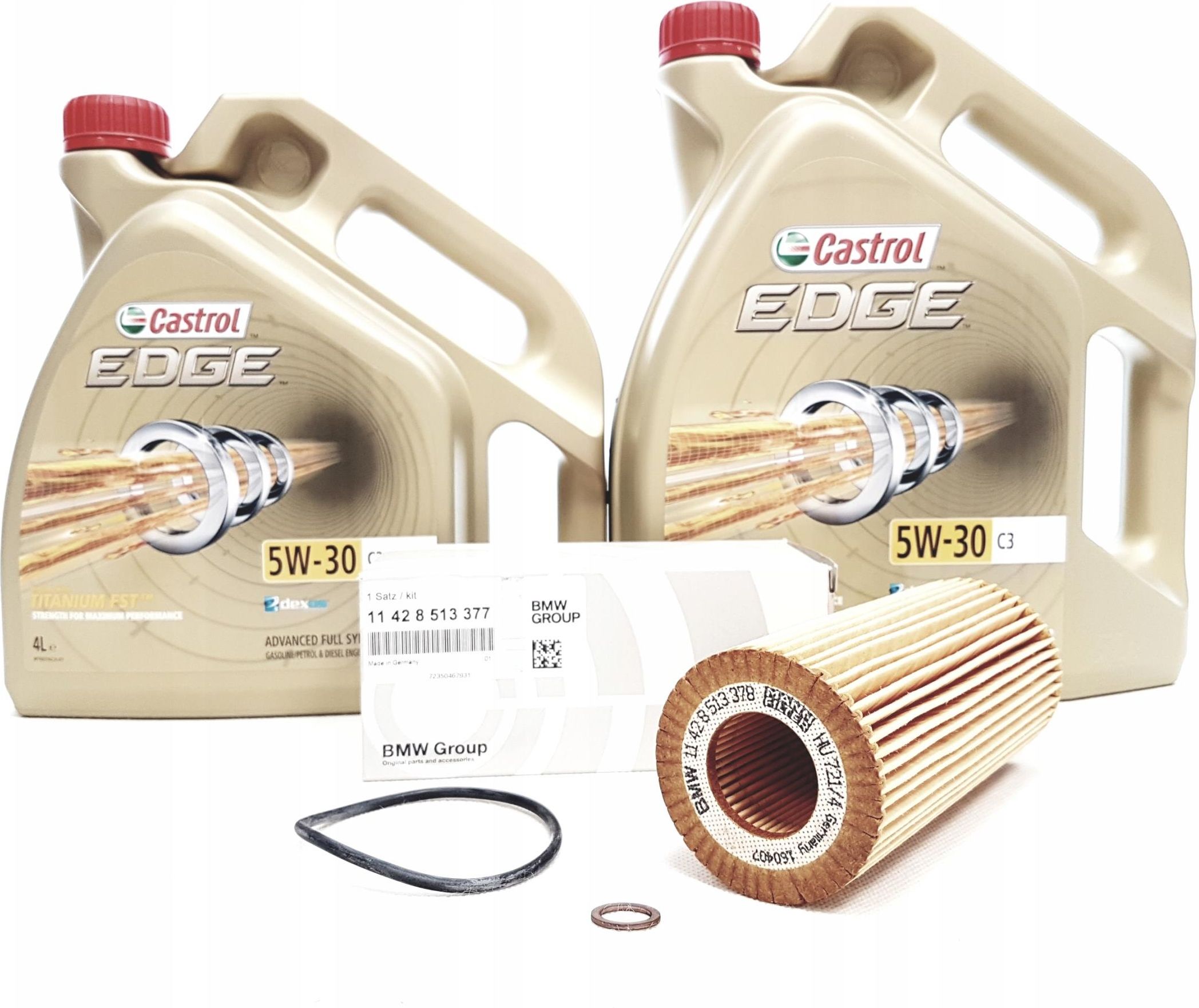 OE BMW FILTR+OLEJ 5W30 9L BMW 5 E60 E61 535D EDGE 5W30 C3 4L;EDG ...