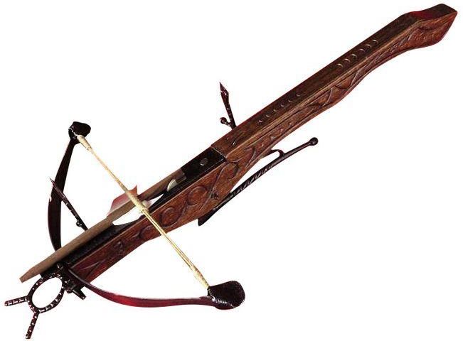 Włochy Pięknie Zdobiona Drewniana Kusza (Ag4F.01) - Ceny i opinie ...