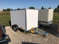Wiola Cargo 250, przyczepa kontener, ZAMYKANA! - Opinie i ceny na Ceneo.pl