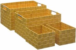 5Five Simple Smart Zestaw Czterech Plecionych Pojemników Do ...