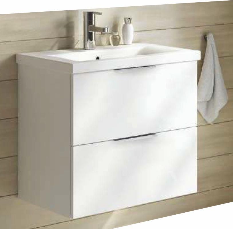 Elita Set Frame Szafka Z Umywalką Biała 80 2S 167215 - Opinie i atrakcyjne ceny na Ceneo.pl