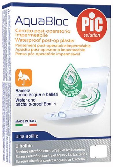 Pic Solution Plaster Aquabloc Pooperacyjny Wodoszczelny Antybakteryjny 10X10Cm 5Szt - Opinie i ...