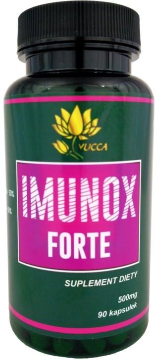 Preparat medycyny naturalnej YUCCA IMUNOX FORTE 500MG 90 KAPS - Opinie ...