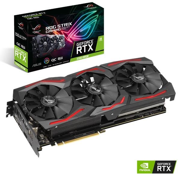 ASUS GeForce RTX 2060 SUPER ROG STRIX OC 8GB GDDR6 (90YV0DG0-M0NA00 ...
