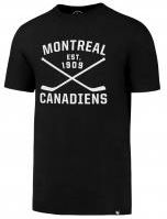 47 Brand Montreal Canadiens Koszulka Męska 47 Splitter Tee Black S ...