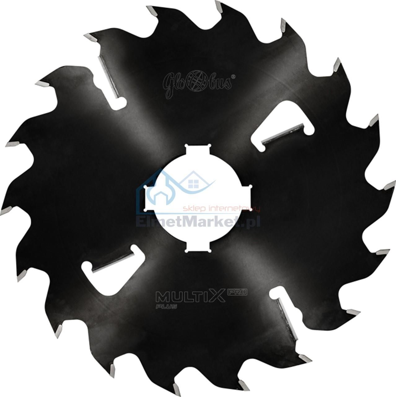 Tarcza tnąca Globus Piła Hm 300X80X3,6/2,2/18Z+4 Gm20 Zabieraki X 4 ...