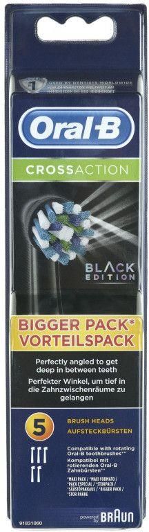 Końcówka Oral-B Cross Action Black Edition 5szt - Opinie i ceny na Ceneo.pl