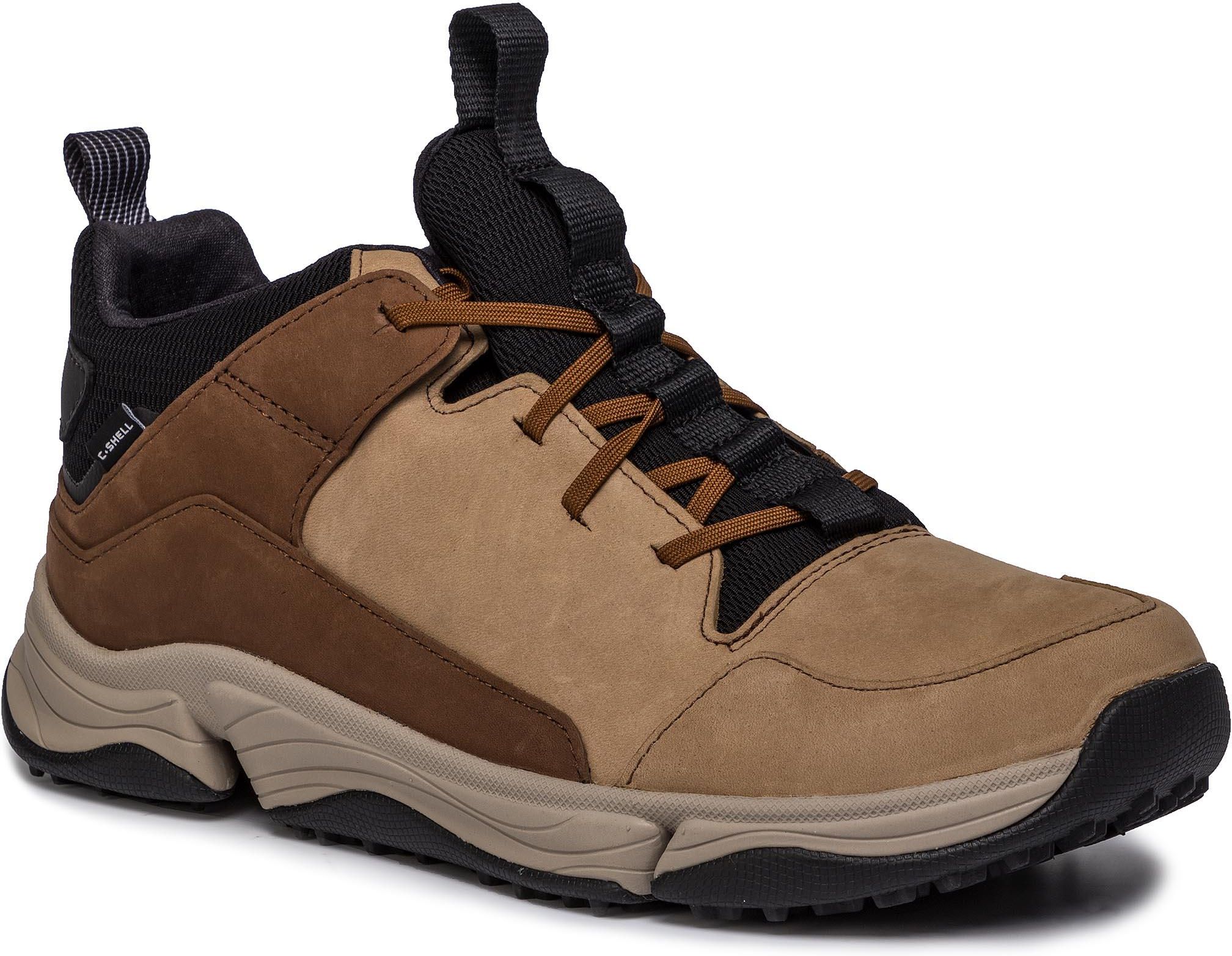 Sneakersy CLARKS - Tri Path Mid 261463167 Tan Combi - Ceny i opinie ...