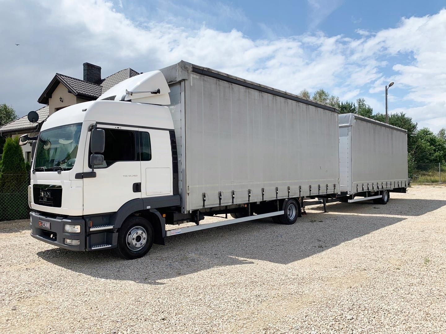 MAN TGL 12.250 Zestaw 2012r Firanka 2 x 7,70 - Opinie i ceny na Ceneo.pl