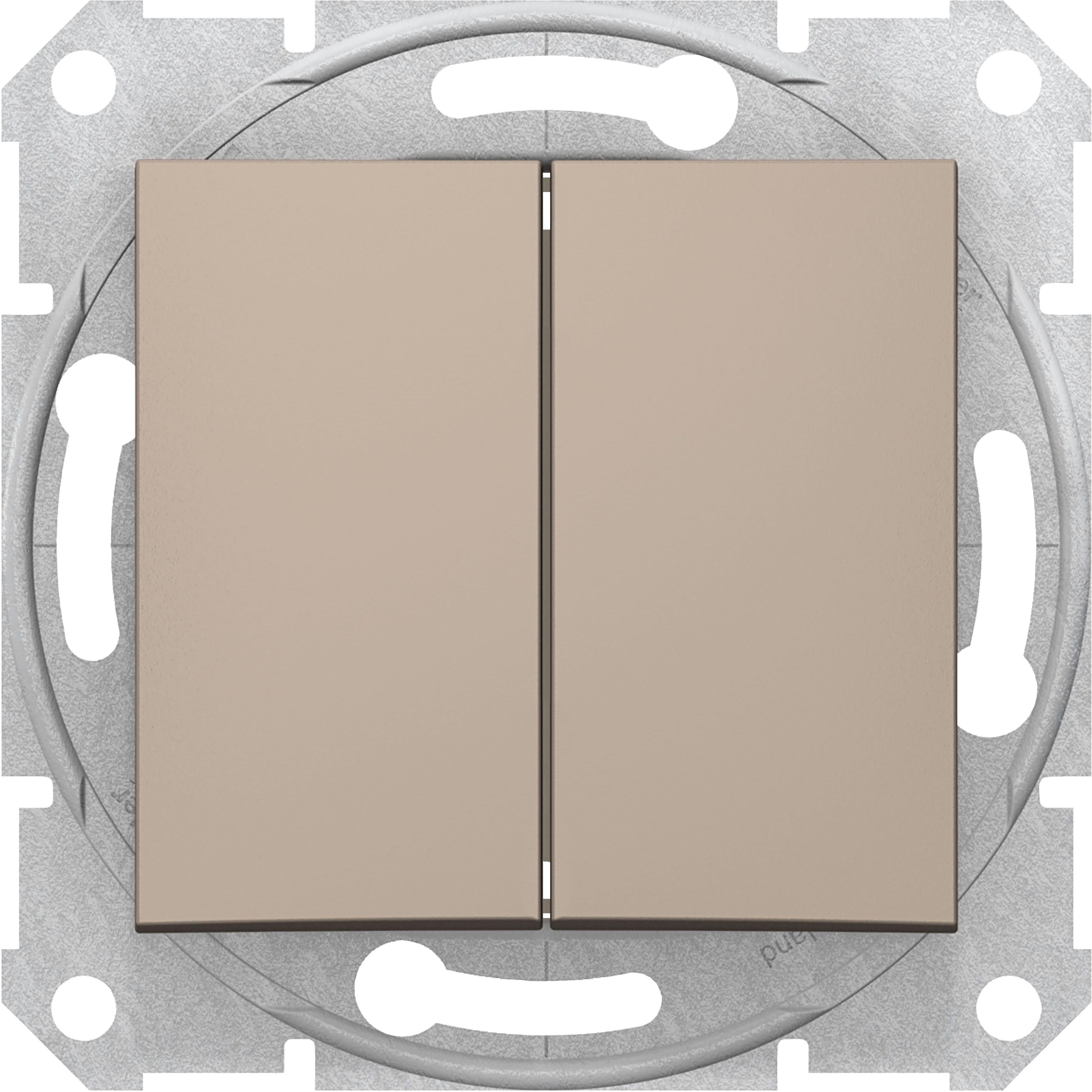 Schneider Electric Sedna Przycisk Chwilowy Podwójny Satyna SDN1100168 ...