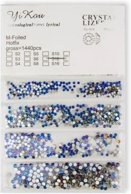 ALLEPAZNOKCIE Ozdoby do paznokci zestaw cyrkonii 1440 szt Jeta AB ...