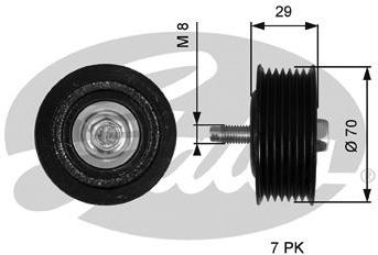Element napędu Rolka Kierunkowa / Prowadząca, Pasek Klinowy Zębaty ...