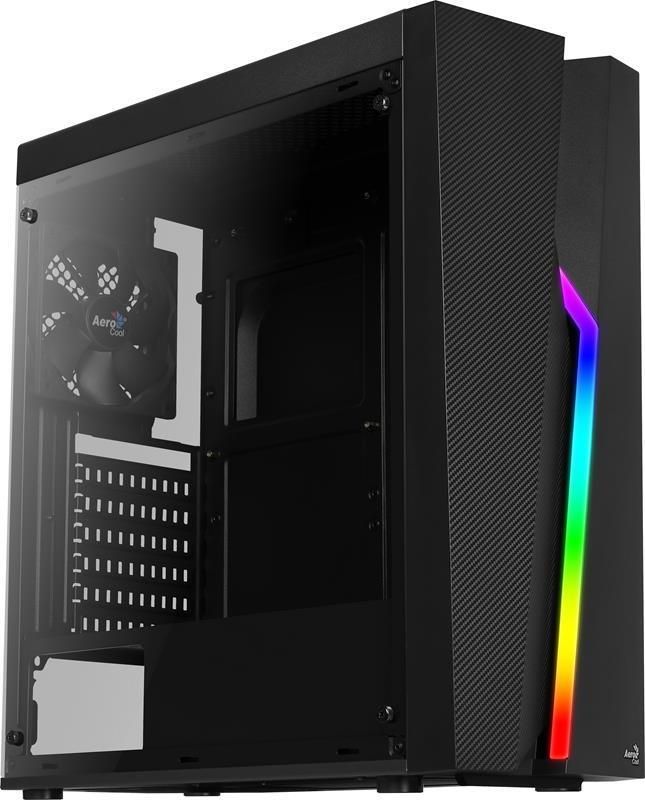 Obudowa komputerowa AEROCOOL Bolt RGB Midi Tower czarna (AEROPGSBOLT-BK ...