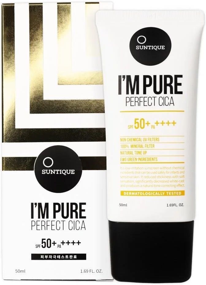 Suntique I'm Pure Perfect Cica SPF50+/PA++++ Krem przeciwsłoneczny 50ml ...
