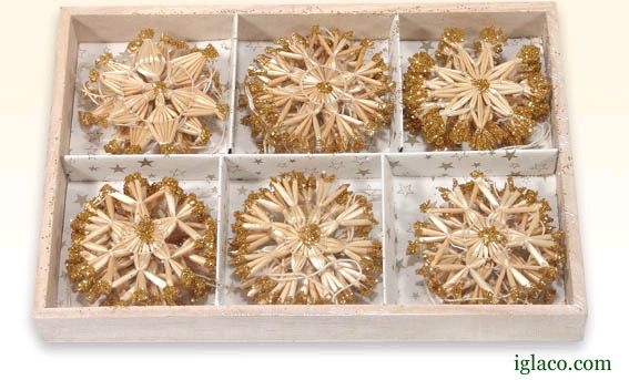 Ozdoby Choinkowe Ze Słomy Kpl. 24 Szt (OCH 005) - Opinie i atrakcyjne ...