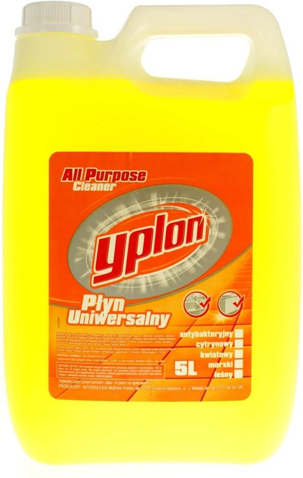 Yplon Płyn Uniwersalny Do Czyszczenia Cytrynowy 5 L - Opinie i ...