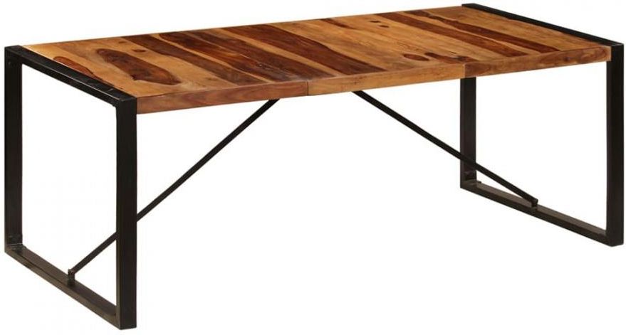 Vida Stół Jadalniany 200x100x75cm Lite Drewno Sheesham - Opinie i ...