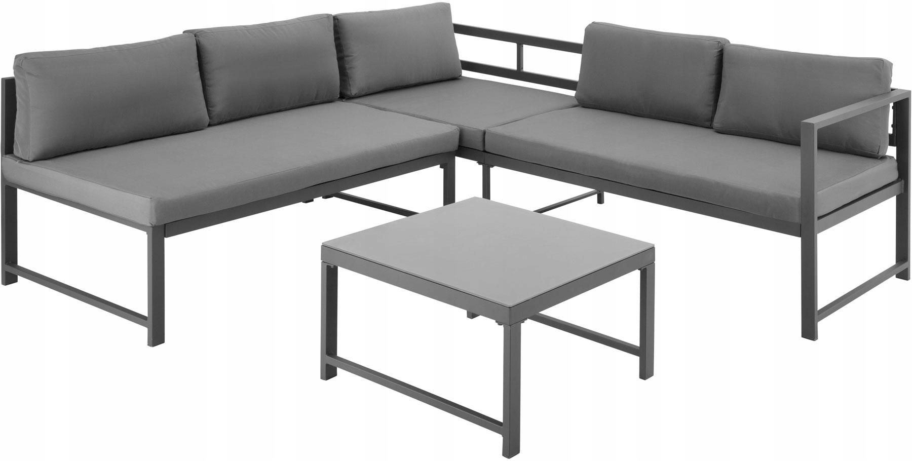 Zestaw mebli ogrodowych Tectake Meble Ogrodowe Wypoczynkowe Faro ...