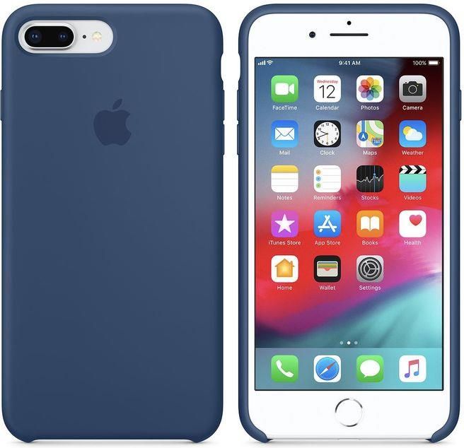 Apple silikonowe etui Case iPhone 7 Plus Blue Cobalt - Etui na telefon ...