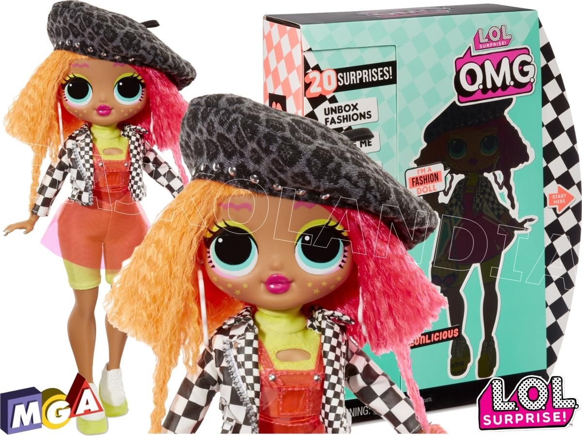 Lalka LOL Surprise OMG Lalka Fashion Neonlicious 560579 - Ceny i opinie ...