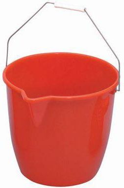 Plastikowe wiaderka Manutan z dzióbkiem, 12 l - Plastikowe wiaderko ...