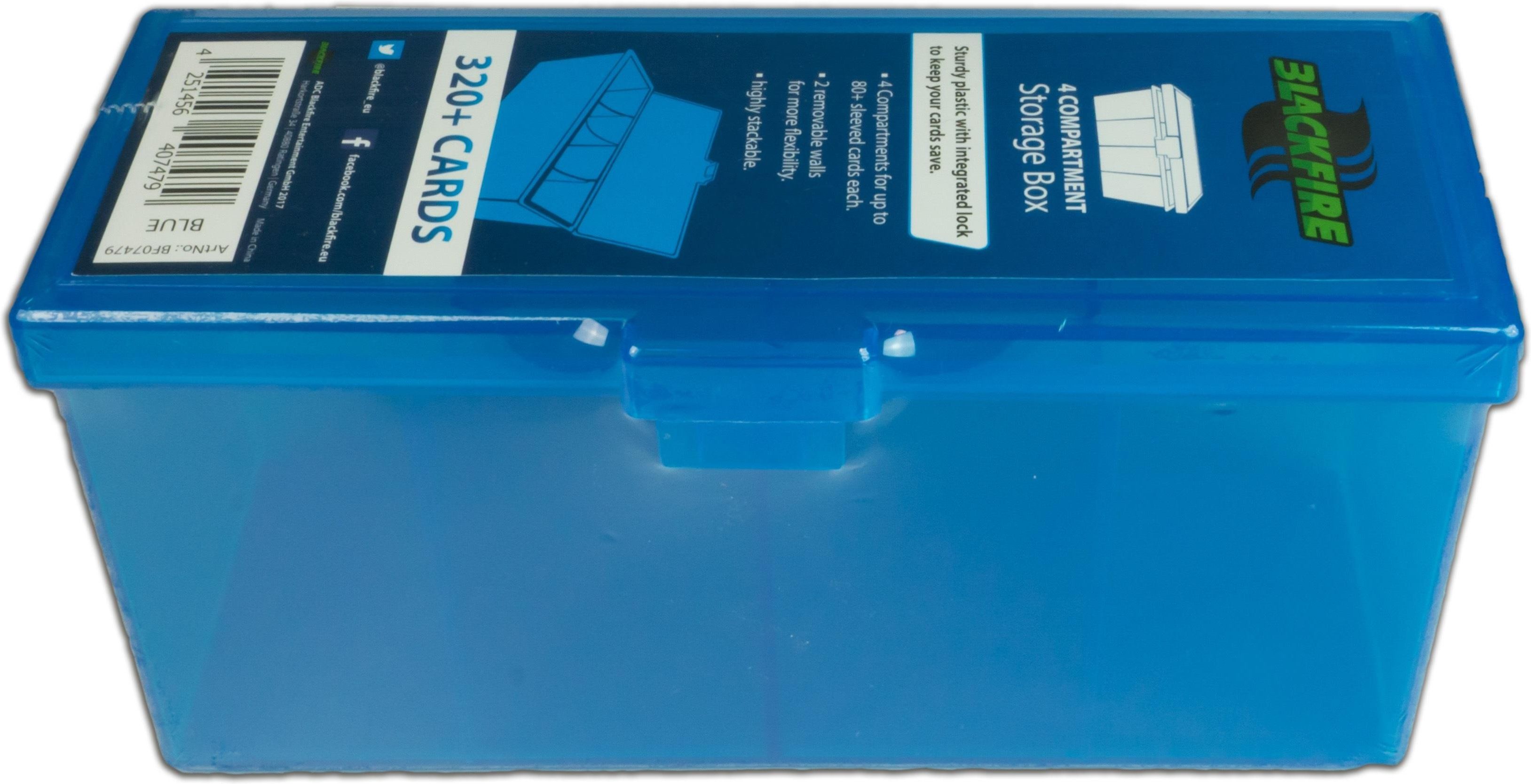 Blackfire 4-Compartment Storage Box - Blue - Ceny i opinie - Ceneo.pl