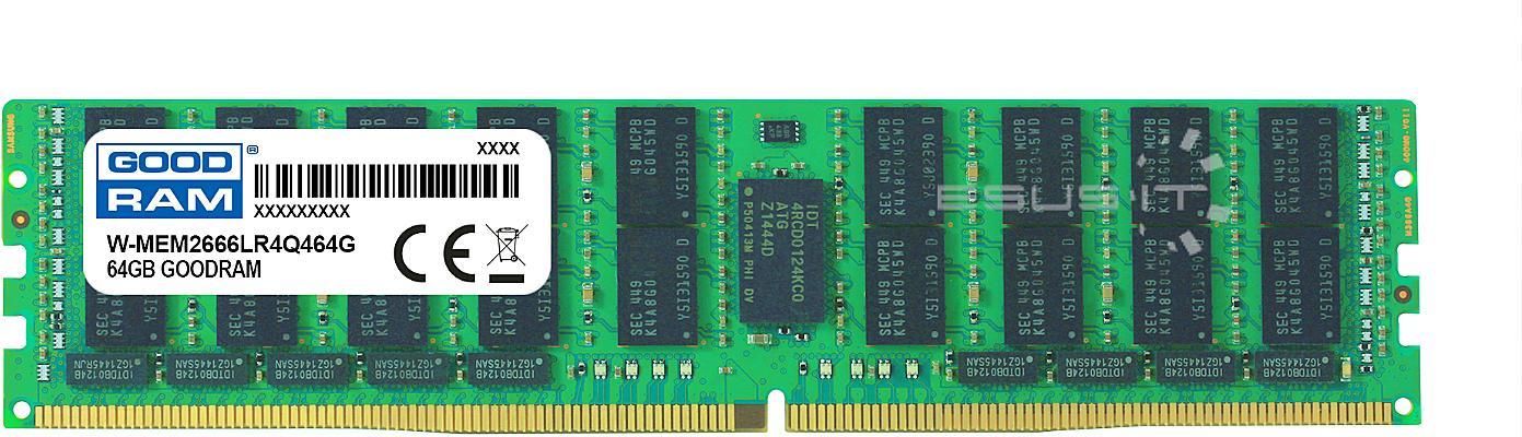 GoodRAM 64GB DDR4 2666MHz LRDIMM (W-MEM2666LR4Q464G) - Pamięć RAM ...