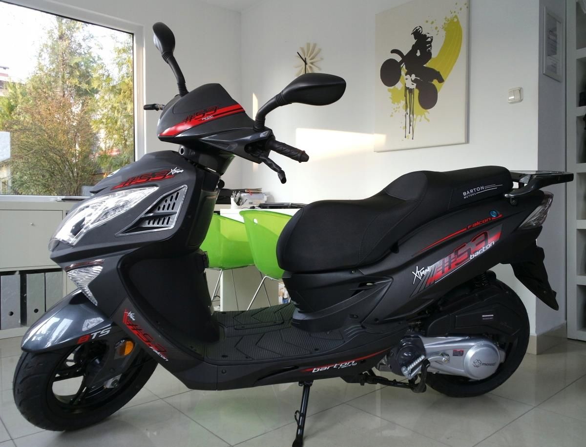 Skuter XXL Barton FALCON 125 WTRYSK+CBS KRAKÓW - Opinie i ceny na Ceneo.pl