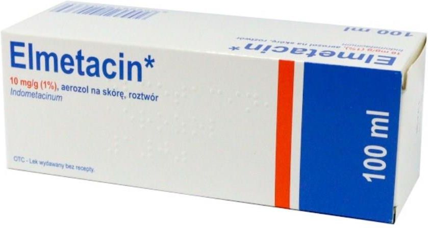 Leki przeciwbólowe Elmetacin 10mg/g Aerozol Leczniczy 100ml - Opinie i ...