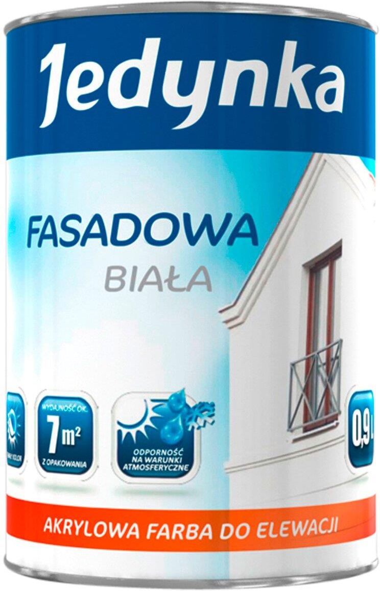Farba Jedynka fasadowa BIAŁY/BAZA 0,9l 7303905401 - Opinie i ceny na Ceneo.pl