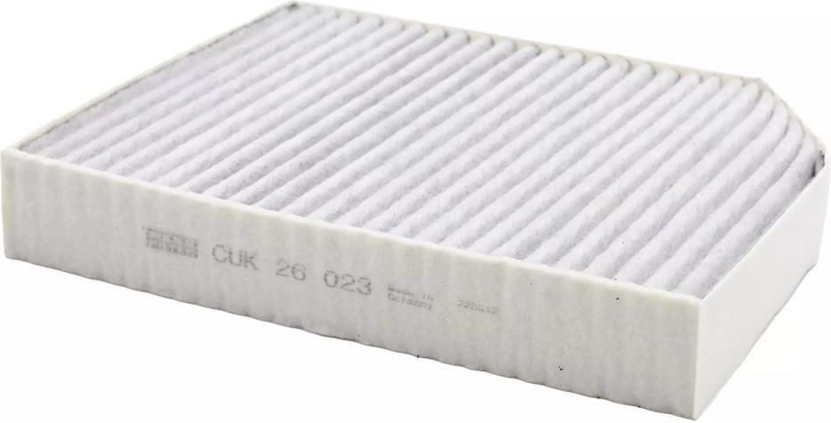 Filtr kabinowy Filtr, wentylacja przestrzeni pasażerskiej CUK26023 MANN ...