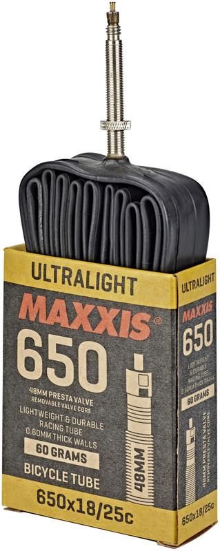 Maxxis Ultralight Inner Tube 650 X 18/25C Presta/F Sv 48Mm - Ceny i ...