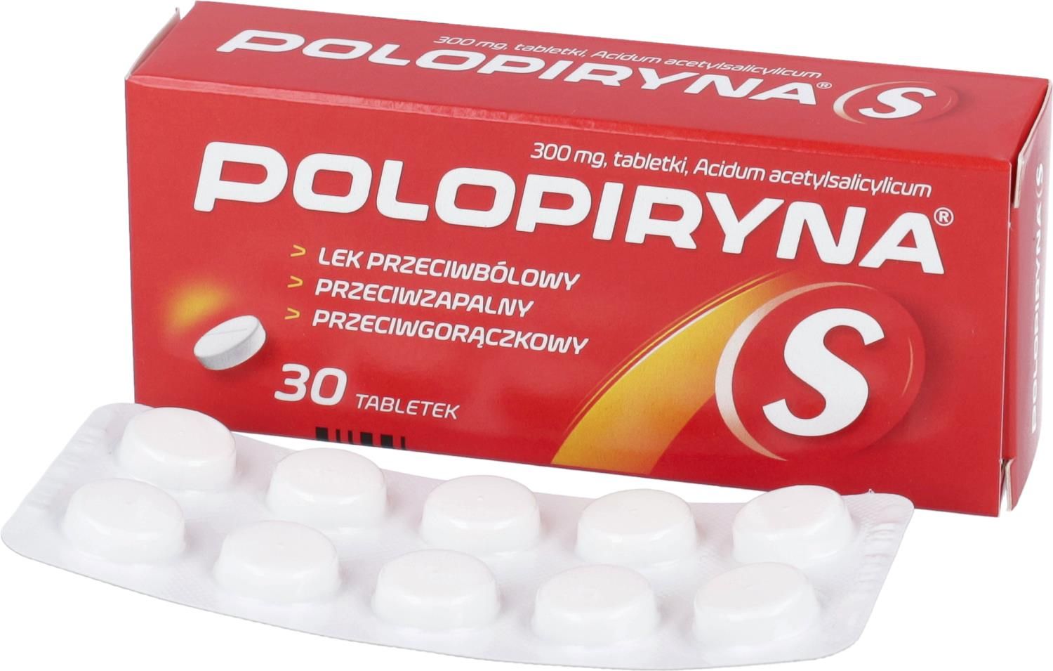 Polopiryna S 300mg 30 tabl. - Opinie i ceny na Ceneo.pl