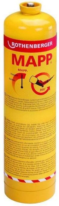 Rothenberger MAPP Gas jednorazowy pojemnik z gazem (35551-C) - Opinie i ...