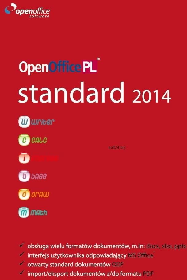 Program biurowy OpenOffice Software OpenOfficePL Standard 2015 - Opinie ...