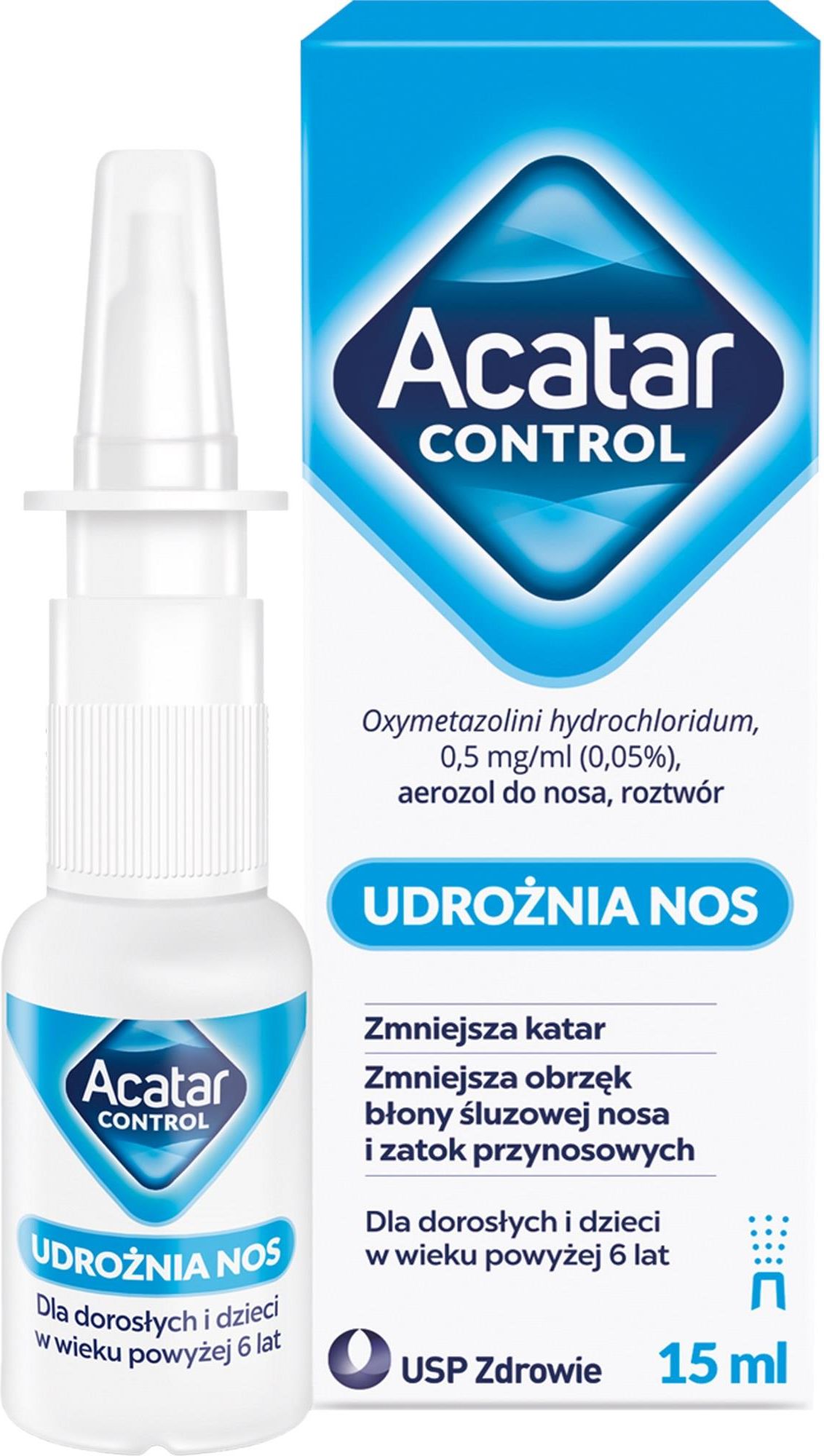 ACATAR CONTROL aerozol do nosa 15 ML - Opinie i ceny na Ceneo.pl